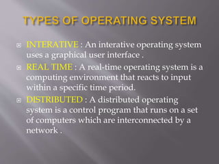 Operating system | PPT