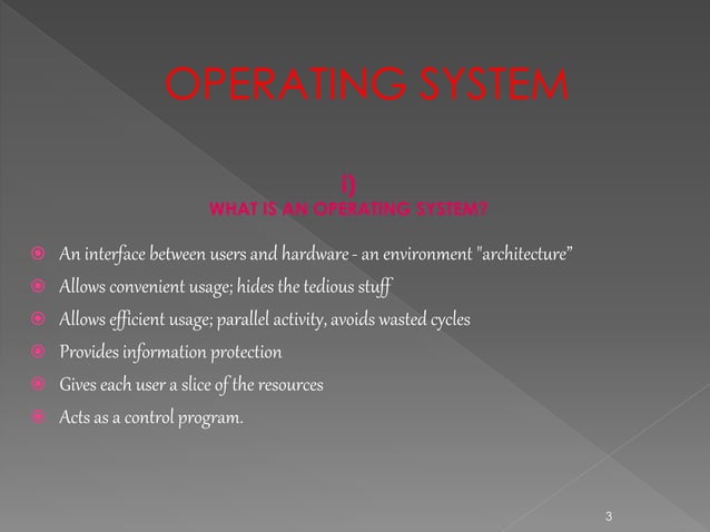 Operating system | PPT