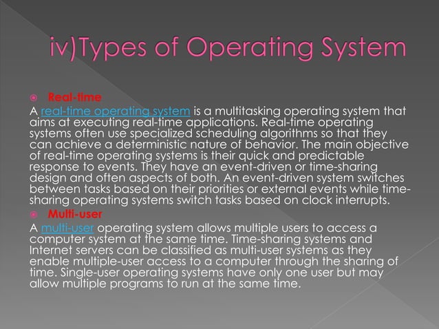 Operating system | PPT