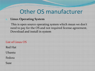 Operating system | PPT
