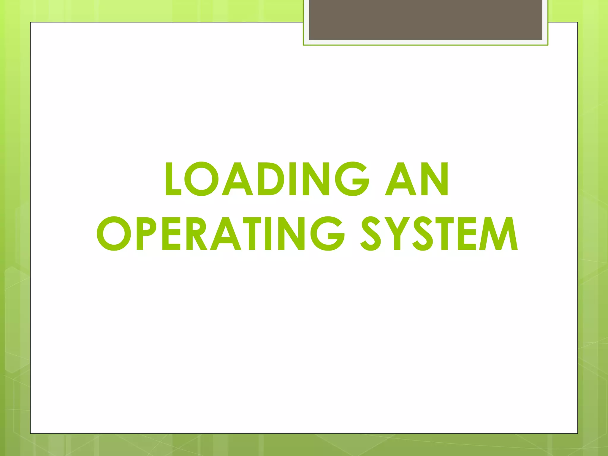 Operating system | PPTX