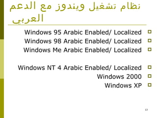 الحاسوب ومكونته وأداة التشغيل | PPT