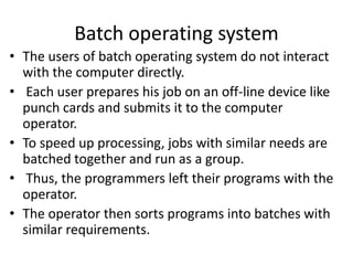 Operating system | PPTX