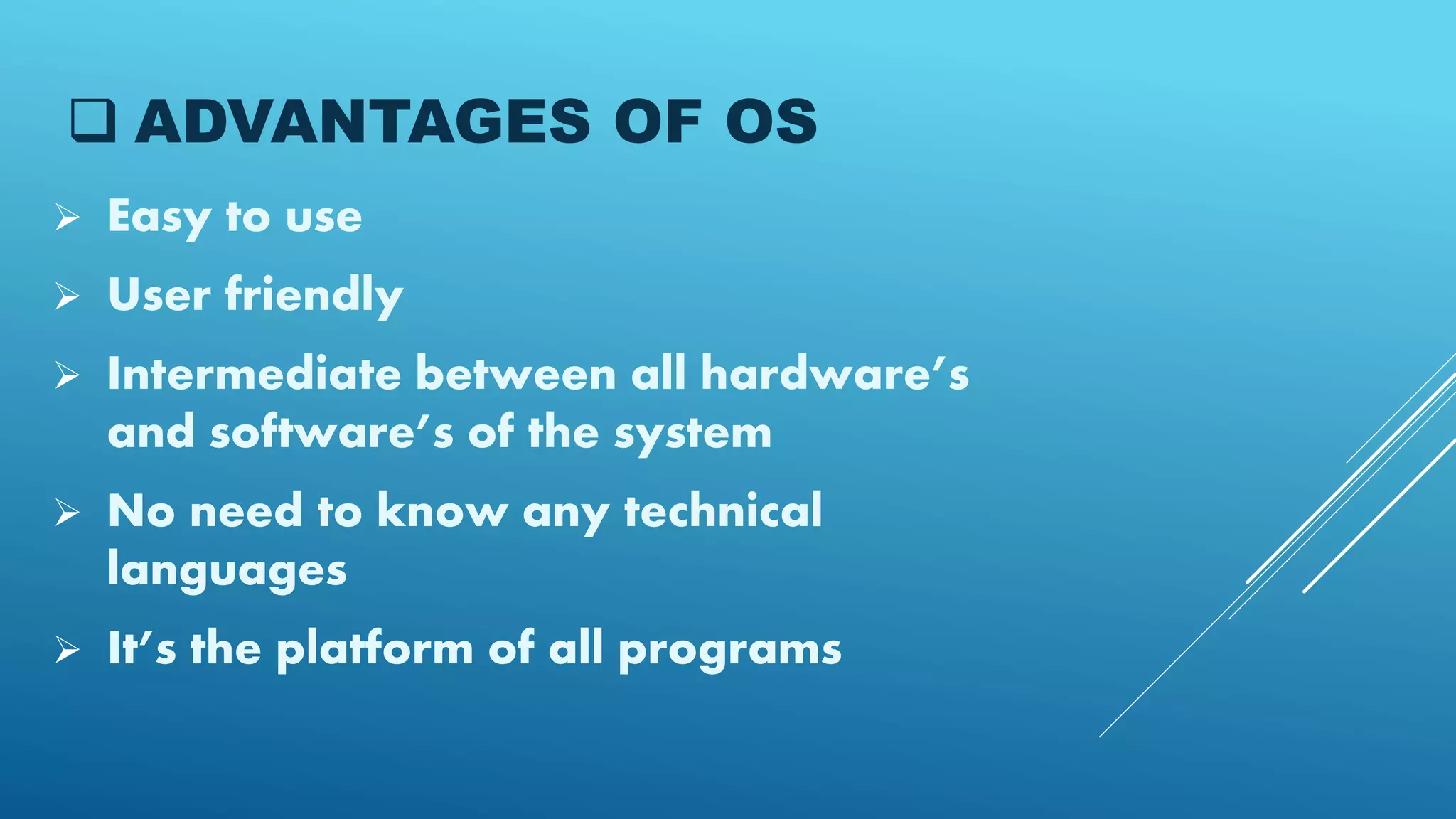 Operating system by hm | PPTX | Operating Systems | Computer Software and Applications
