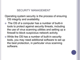 Operating system | PPTX