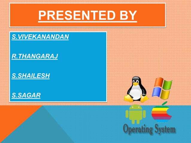 Operating System Ppt