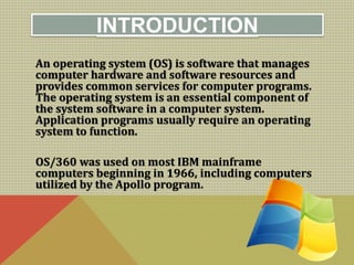 Operating system | PPTX