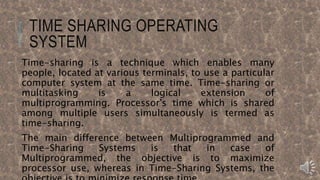 Operating system | PPTX