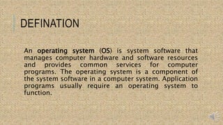 Operating system | PPT