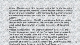 Operating system | PPTX