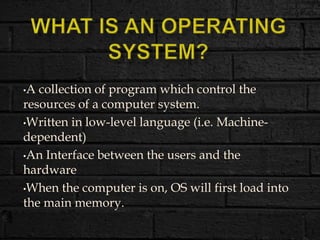 Operating system | PPT
