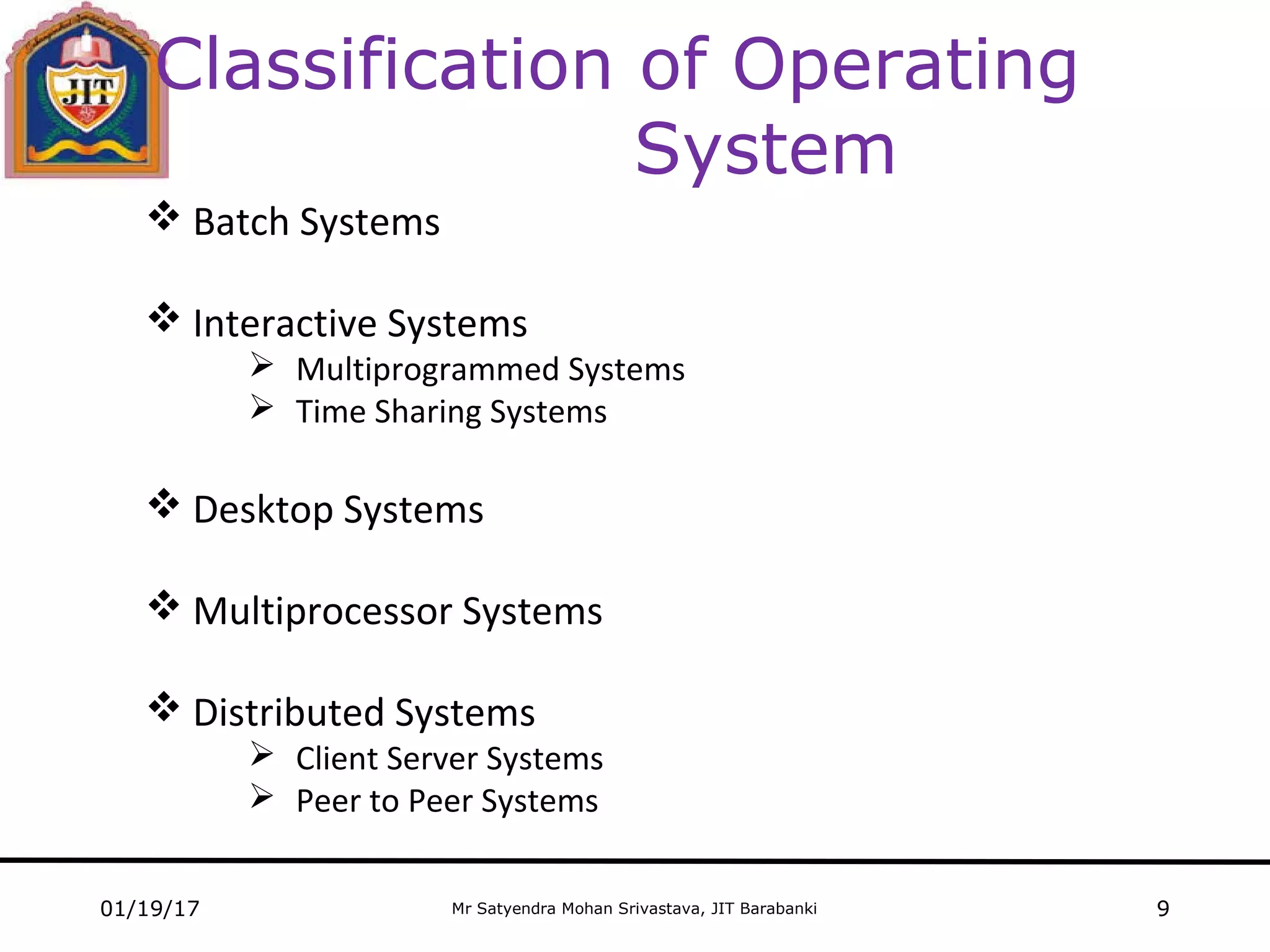 Operating system | PPT