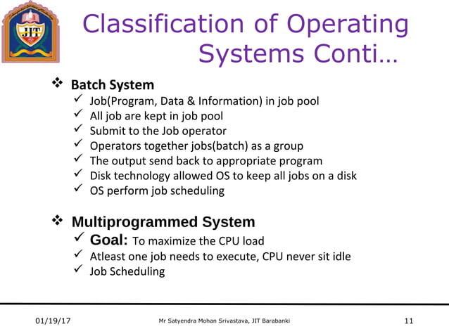 Operating System | Ppt
