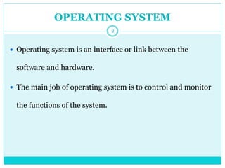 Operating system | PPT