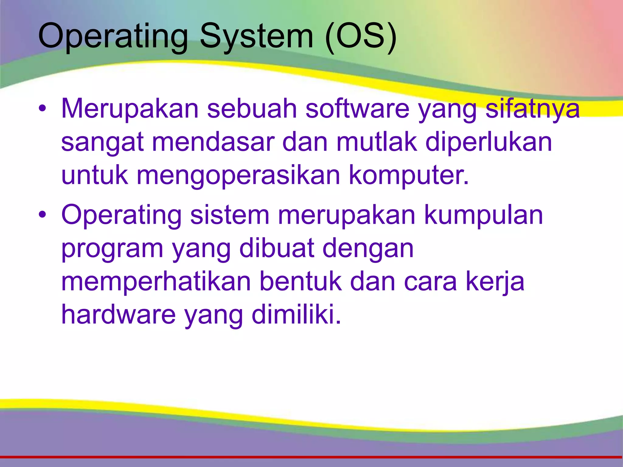 Operating system | PPTX