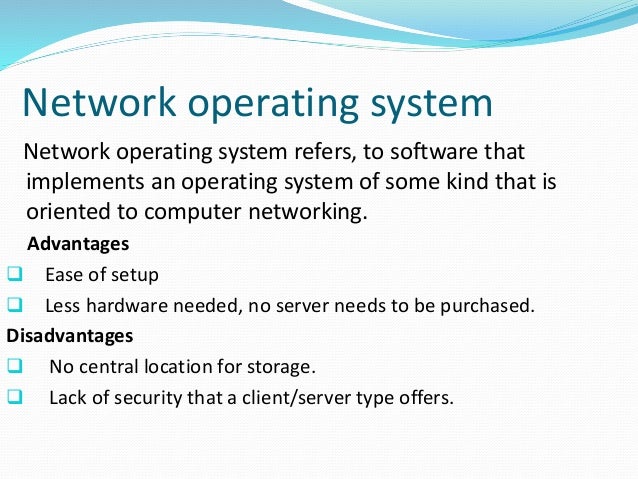 Operating system