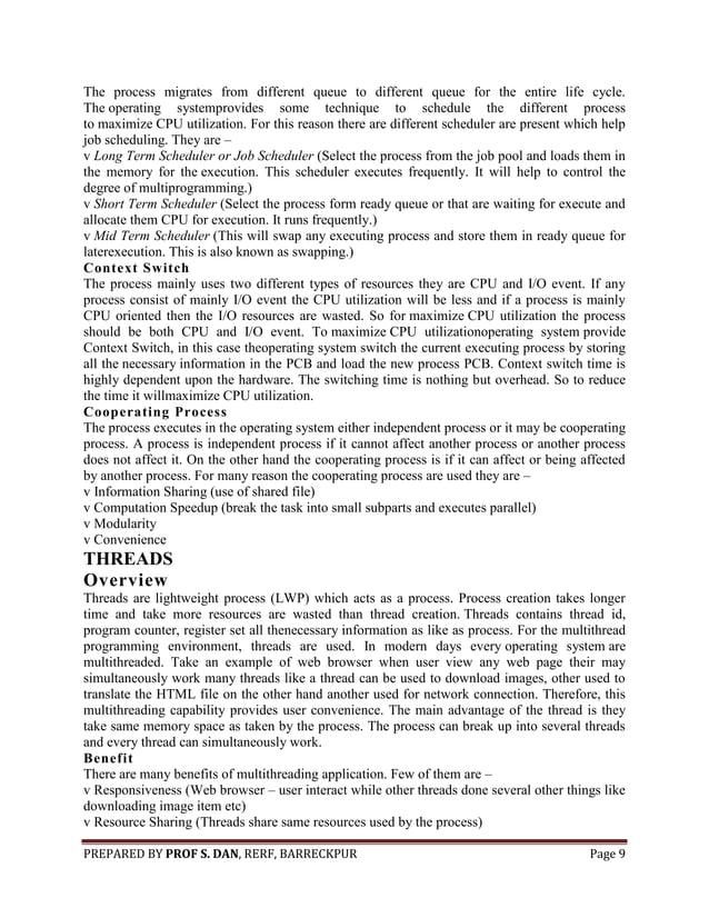 Operating system Interview Questions | PDF