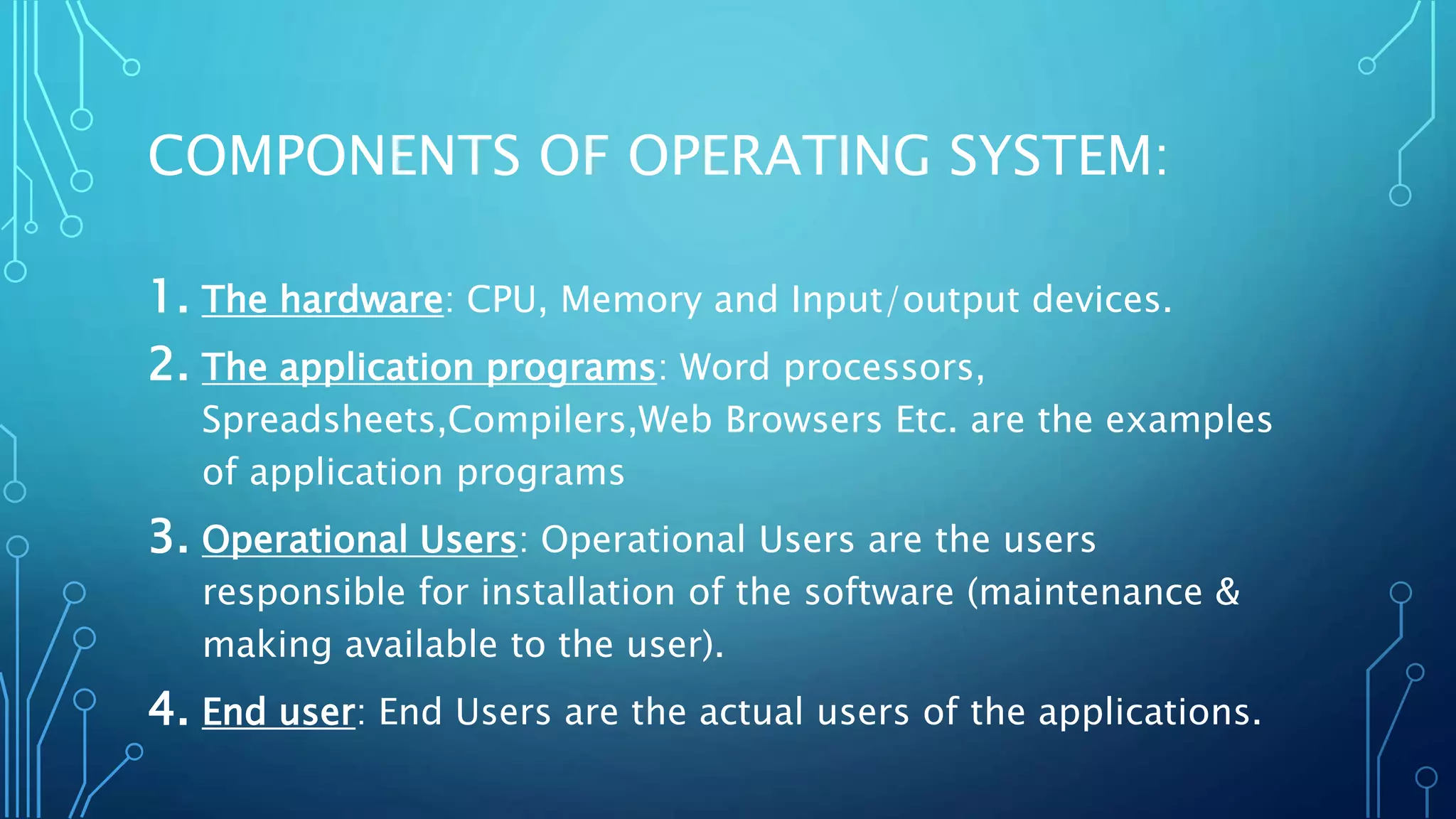 Operating System Ppt