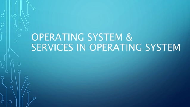 Operating system | PPT