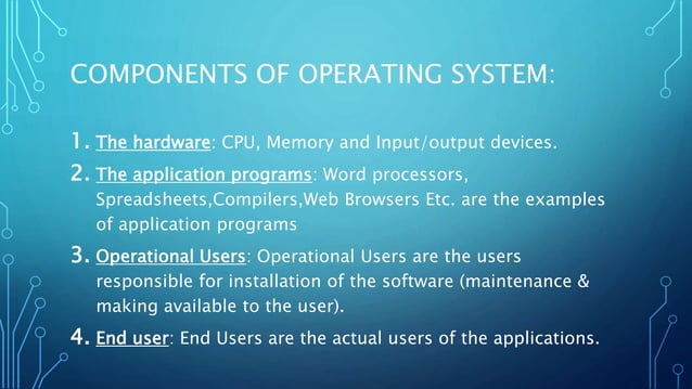 Operating system | PPT