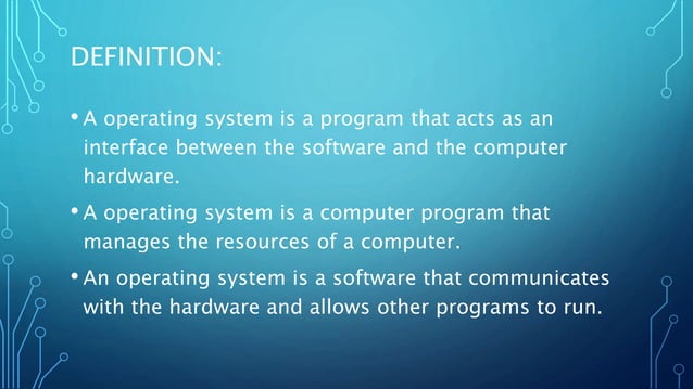 Operating system | PPT