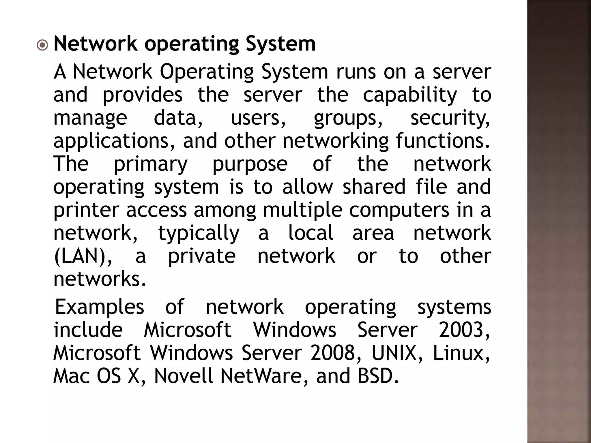 Operating system | PPTX