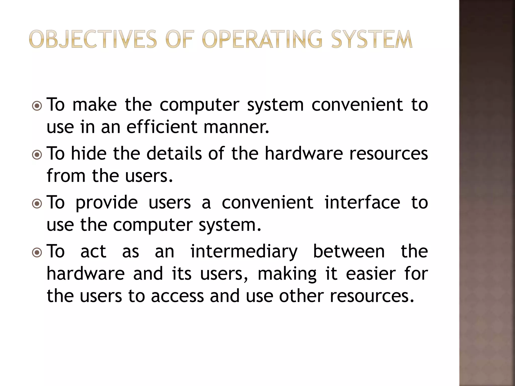 Operating system | PPTX