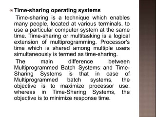 Operating system | PPTX