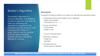 Operating system - Deadlock | PPTX
