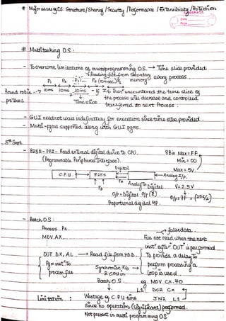 Operating System Notes - Ronak Sumbaly | PDF