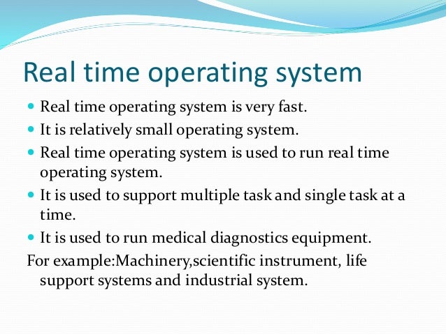 Operating system