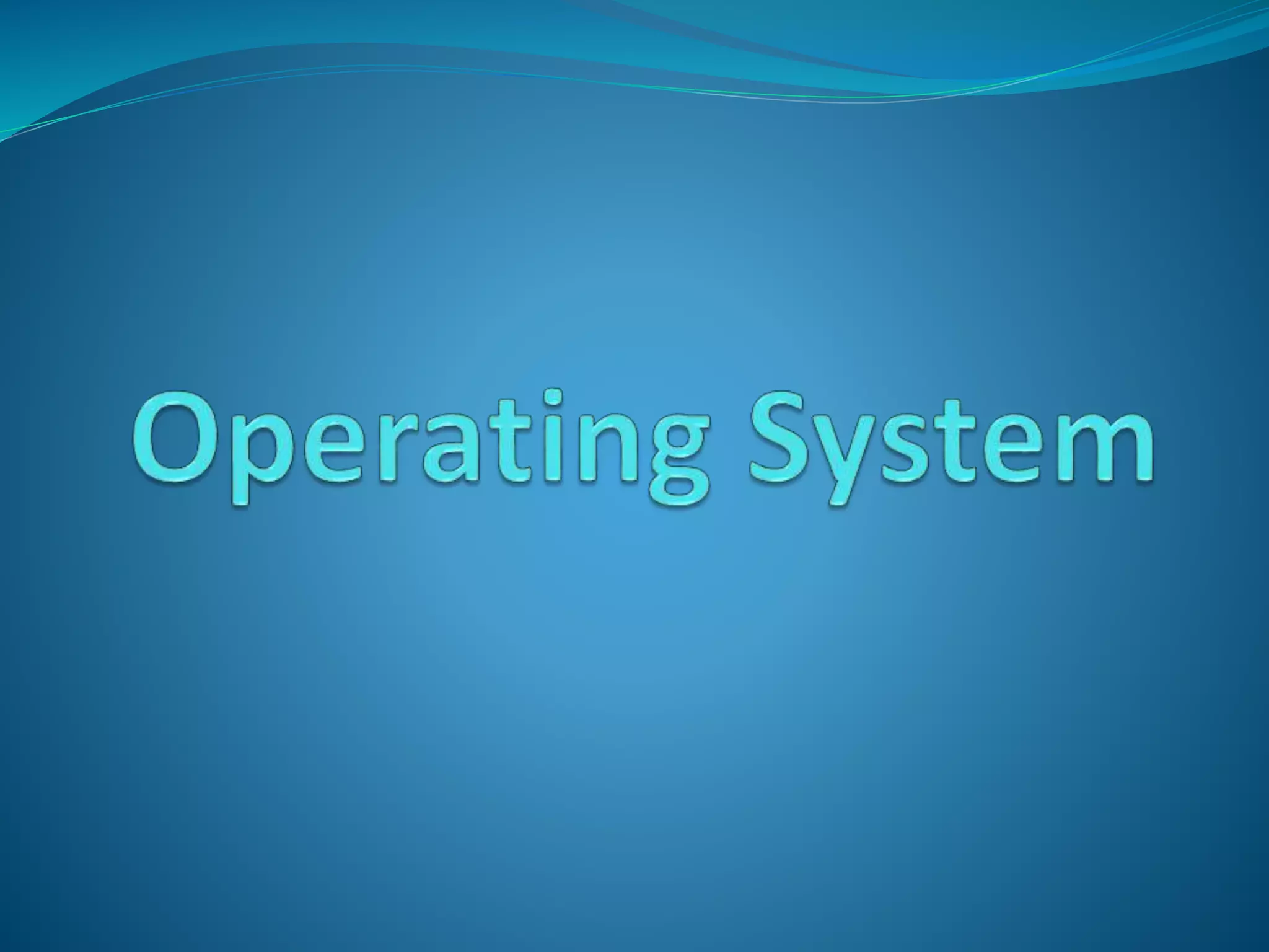 Operating system | PPT