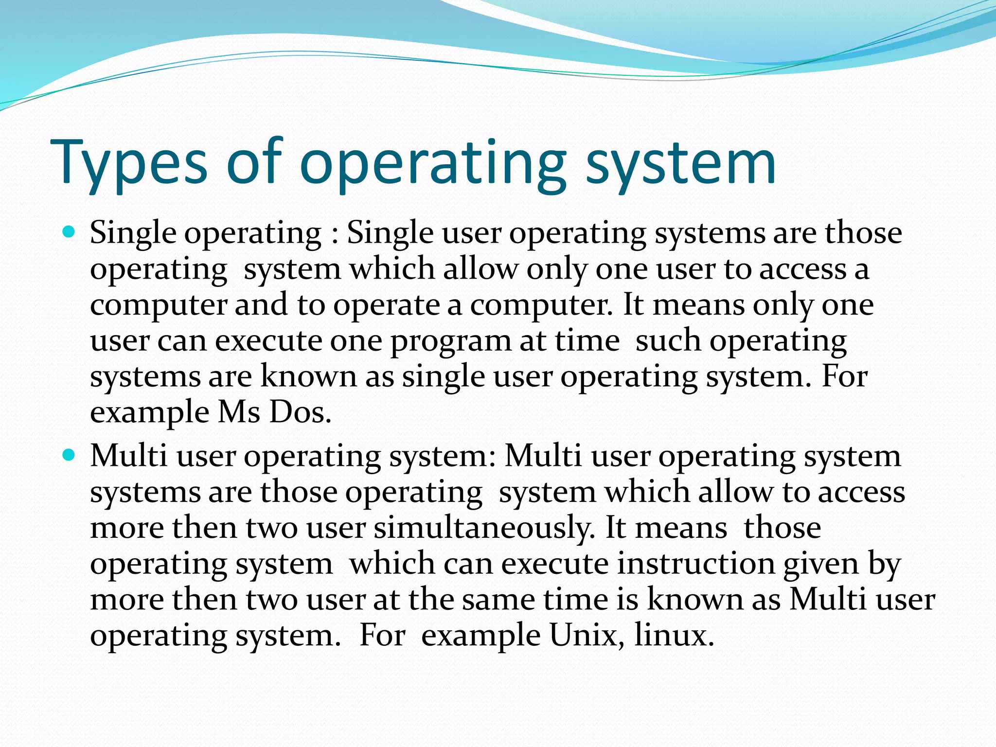 Operating system | PPT