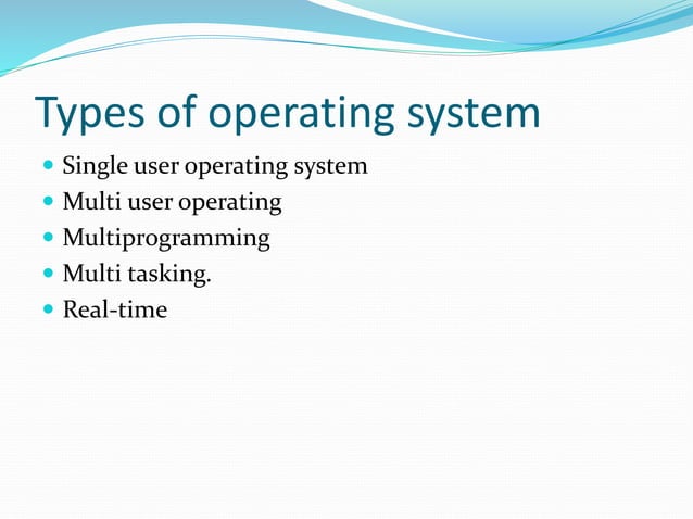 Operating system | PPT