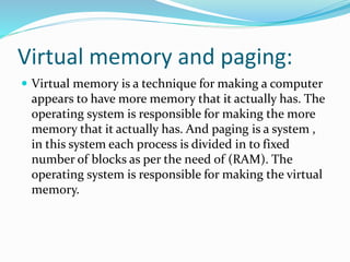 Operating system | PPT