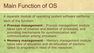 Operating system | PPTX