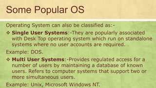 Operating system | PPTX
