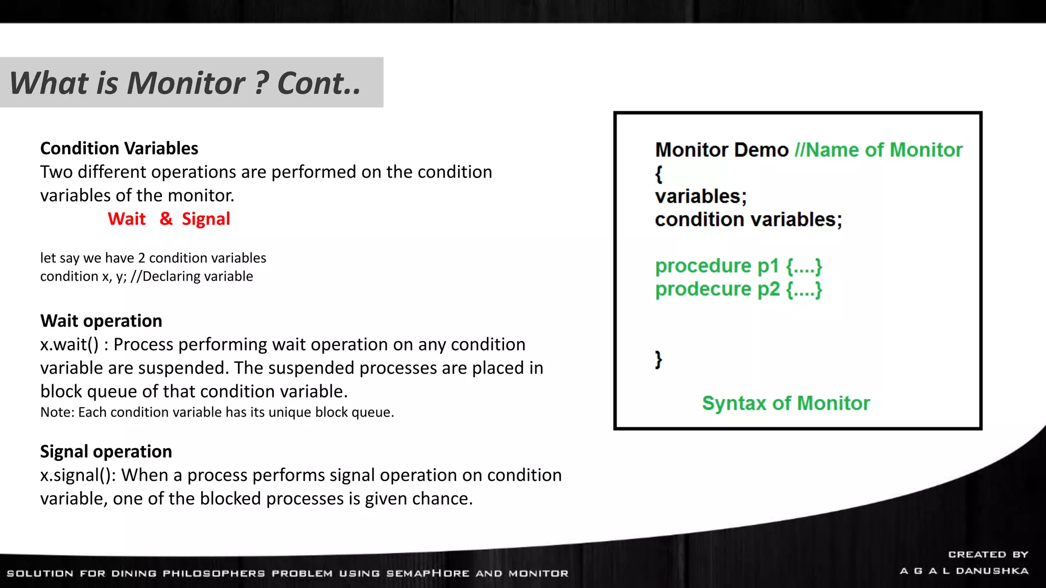 Dining Philosopher Problem and Solution | PPTX