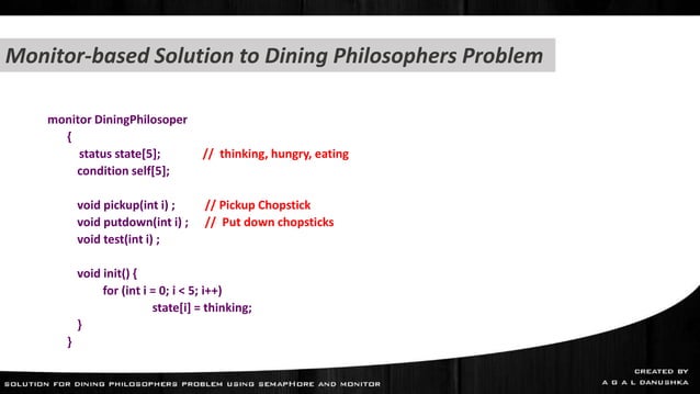 Dining Philosopher Problem And Solution Ppt