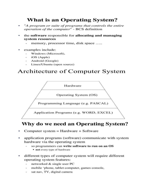 Operating System Pdf