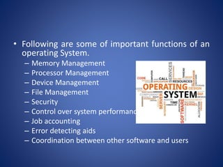 Operating system | PPT