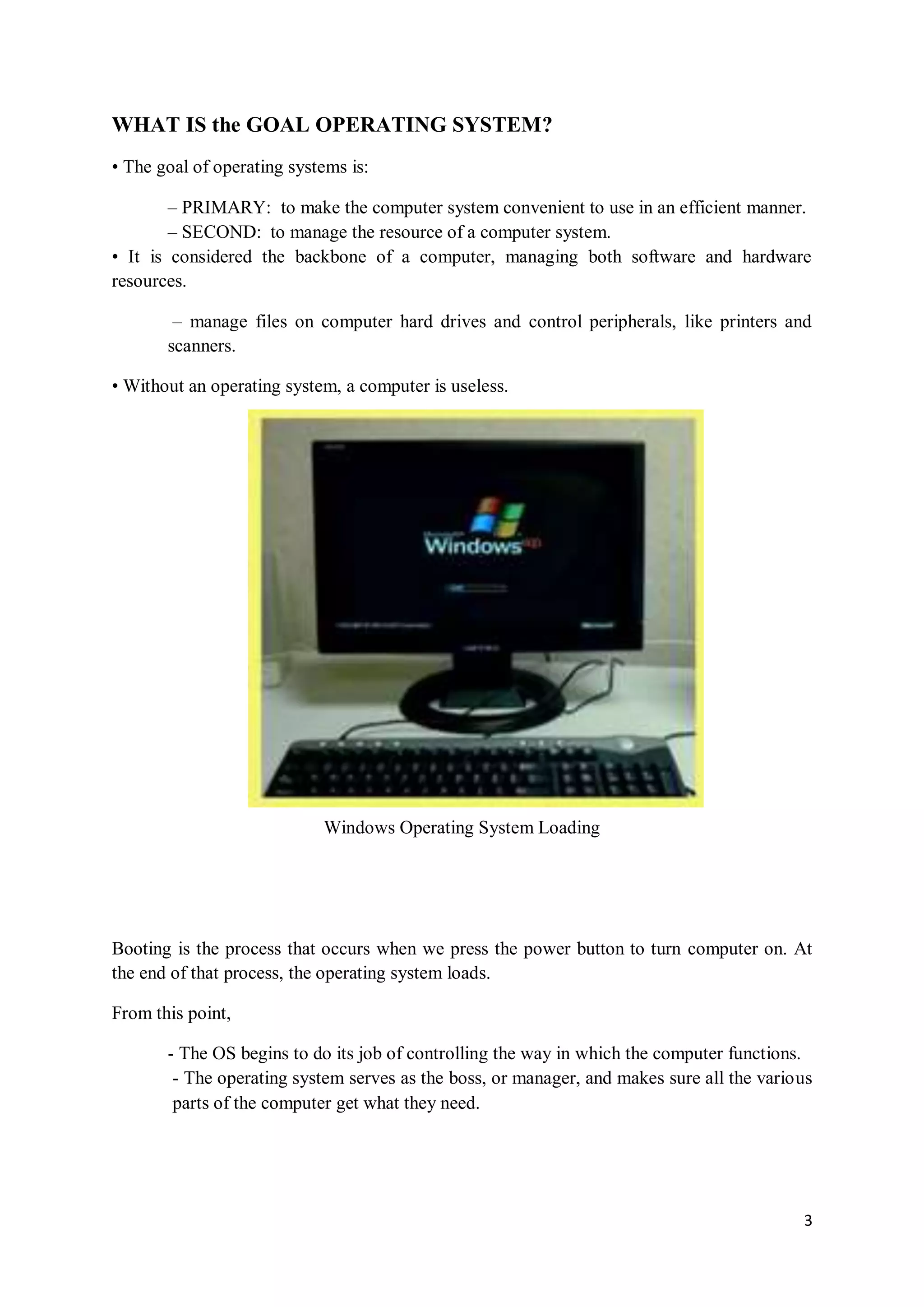 Operating System Module Pdf Operating Systems Computer Software And Applications