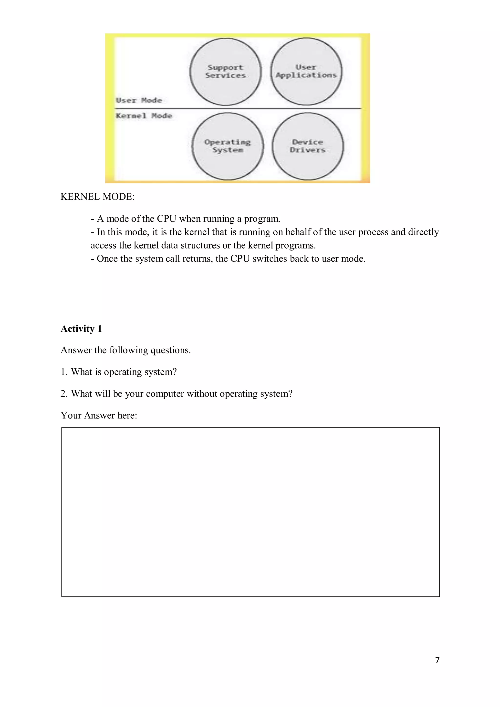 Operating System Module Pdf Operating Systems Computer Software And Applications