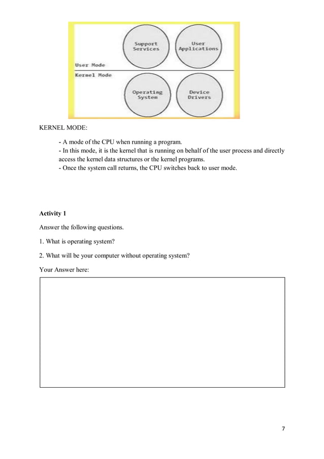 Operating system module | PDF | Operating Systems | Computer Software and Applications