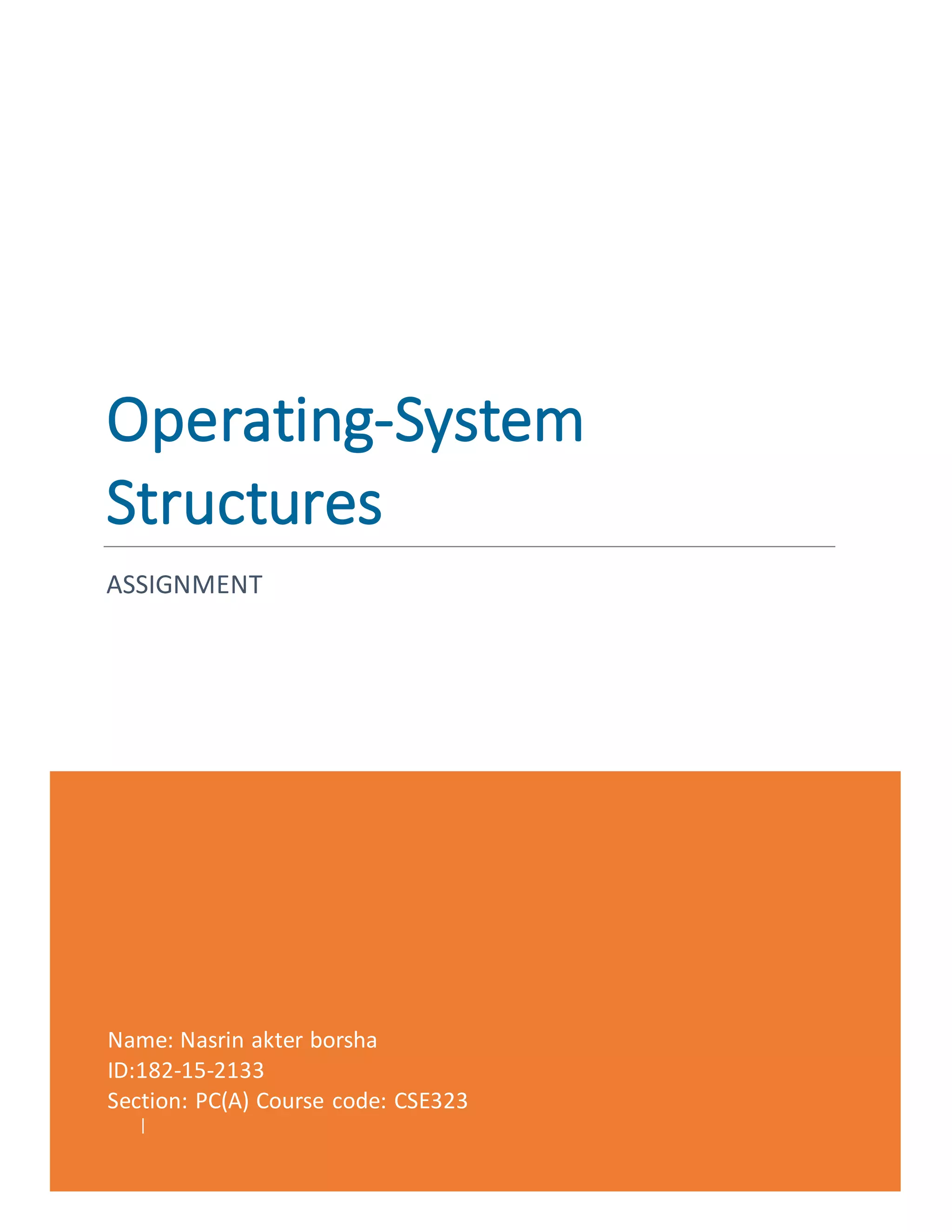 Operating system | PDF
