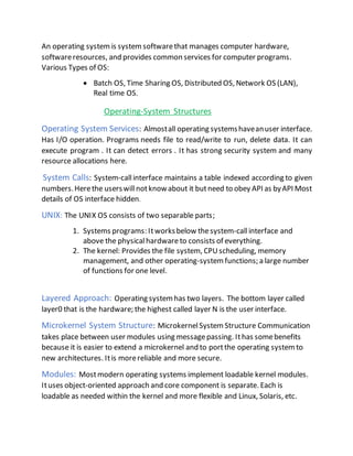Operating system | PDF