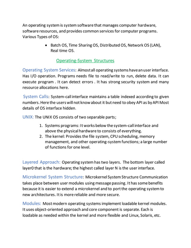 Operating system | PDF