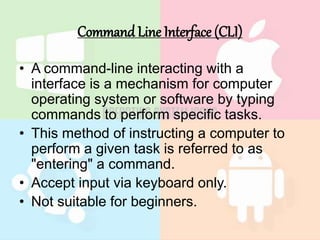 Operating system: COMPUTER | PPT