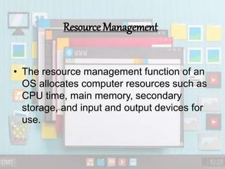 Operating system: COMPUTER | PPTX