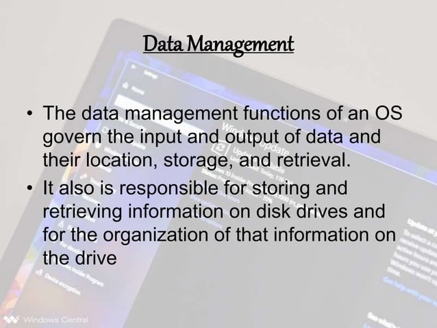 Operating system: COMPUTER | PPT